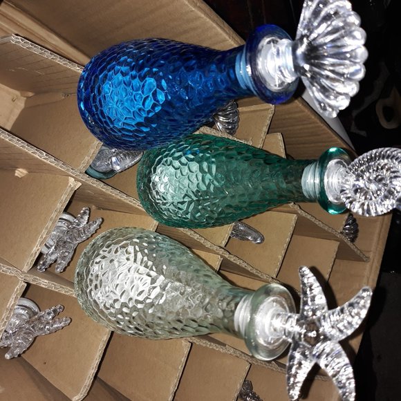 PaperLanternStore | Accents | Pebble Textured Seaside Glass Decor ...